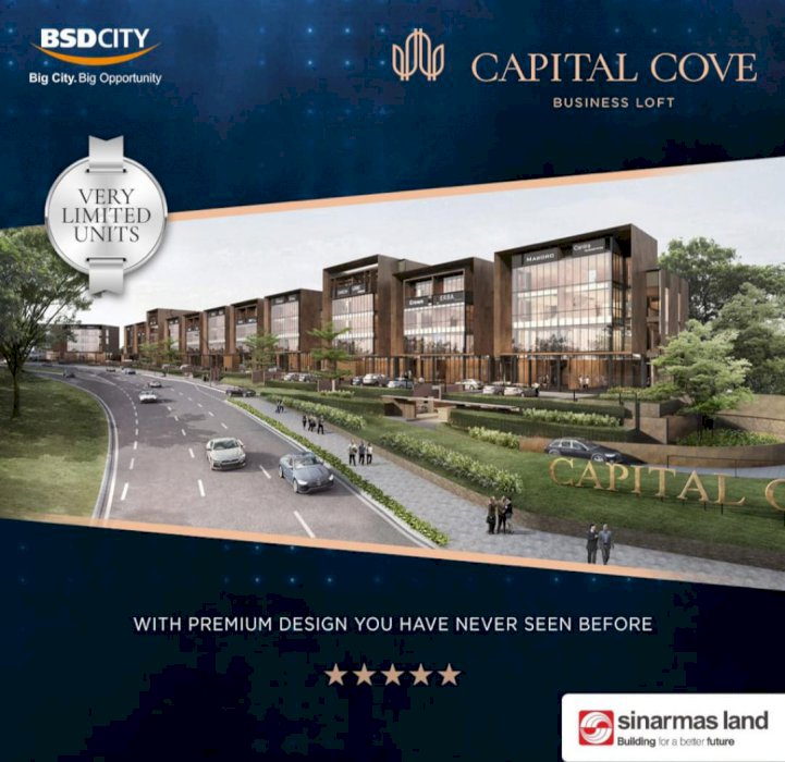 [Dijual] Ruko premium business loft CAPITAL COVE bsdcity | IDRumah