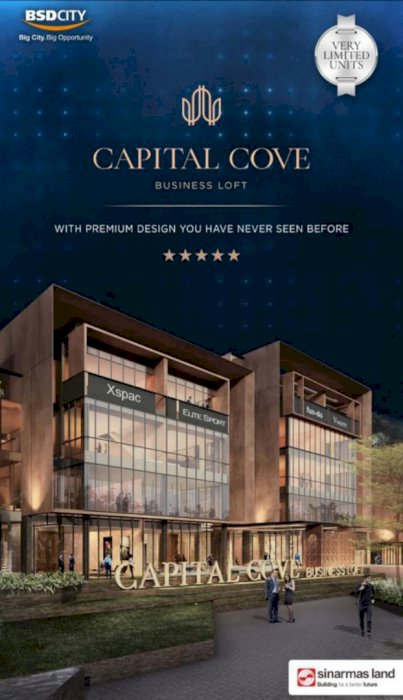 [Dijual] Ruko premium business loft CAPITAL COVE bsdcity | IDRumah
