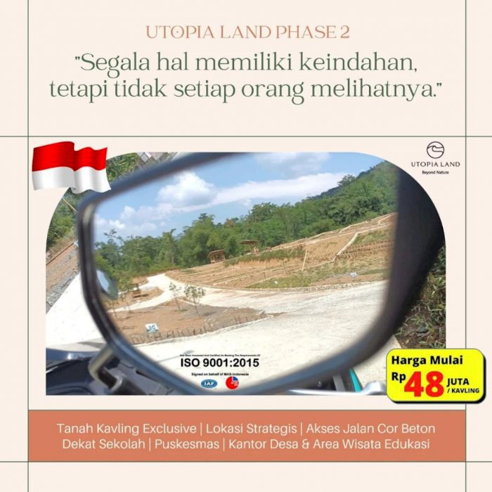 Dijual Tanah Utopia Land Phase 2 Tanjungsari, Bogor | IDRumah