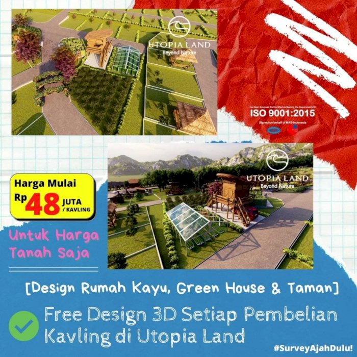 Dijual Tanah Utopia Land Phase 2 Tanjungsari, Bogor | IDRumah