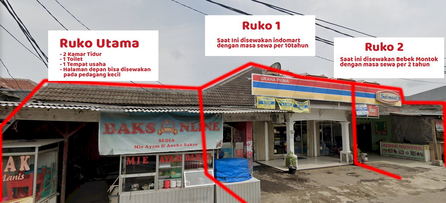 Dijual Ruko Beserta Aset | IDRumah