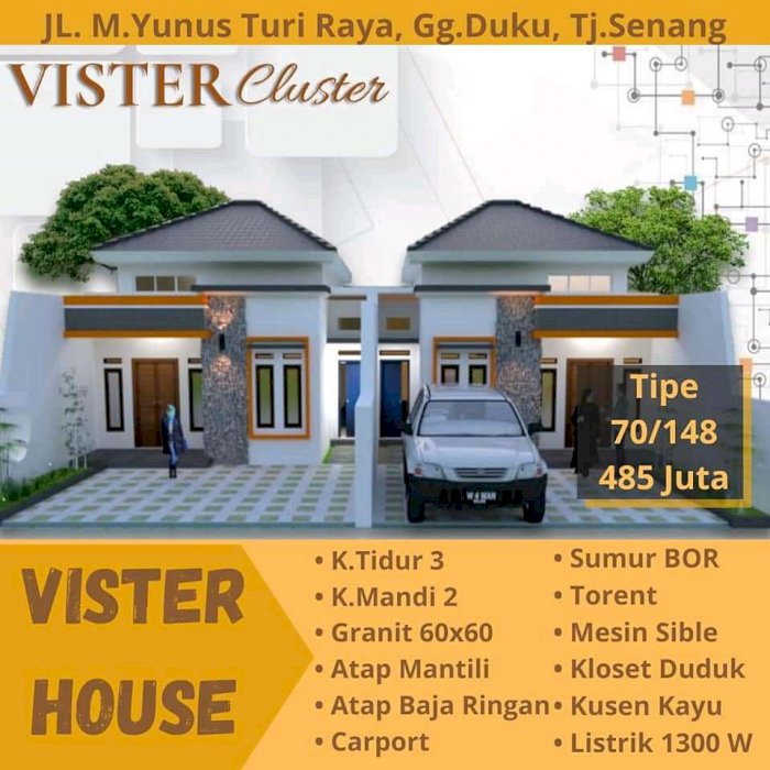 [Dijual] Perumahan vister cluster desain limas | IDRumah