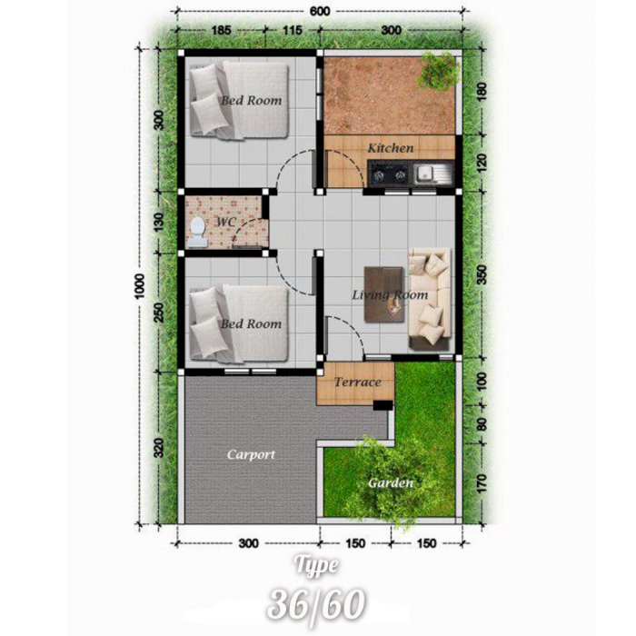 [Dijual] SHARIA ISLAMIC SOREANG TYPE 36/60 | IDRumah